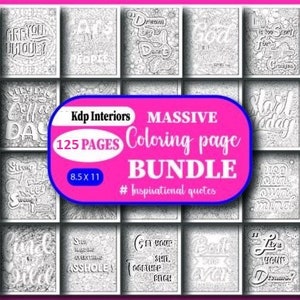 Massive Coloring Page Bundle Instant Download Printable PDF Digital ...