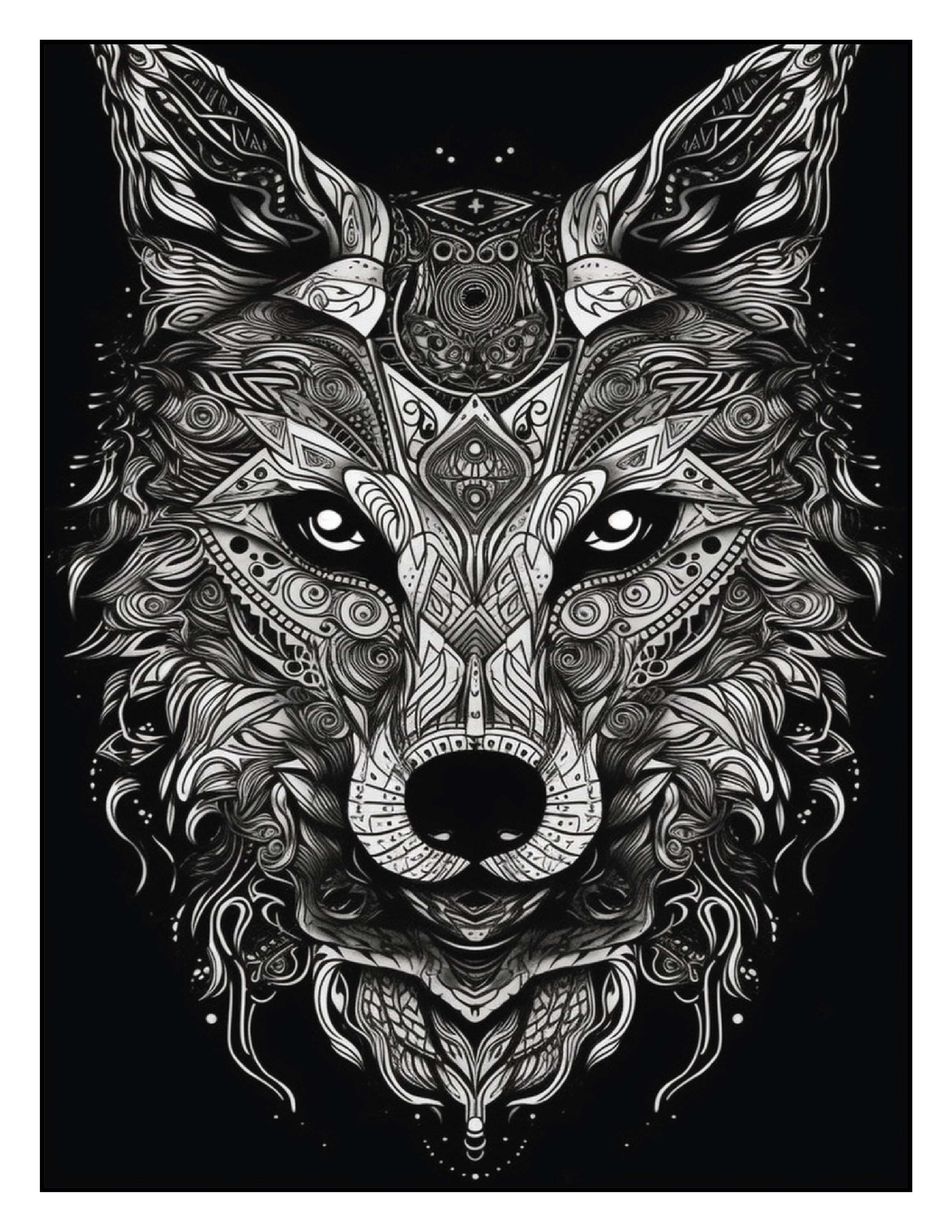 Discover the Dark Side: 110 Creepy Horror Animal Coloring Pages Instant ...