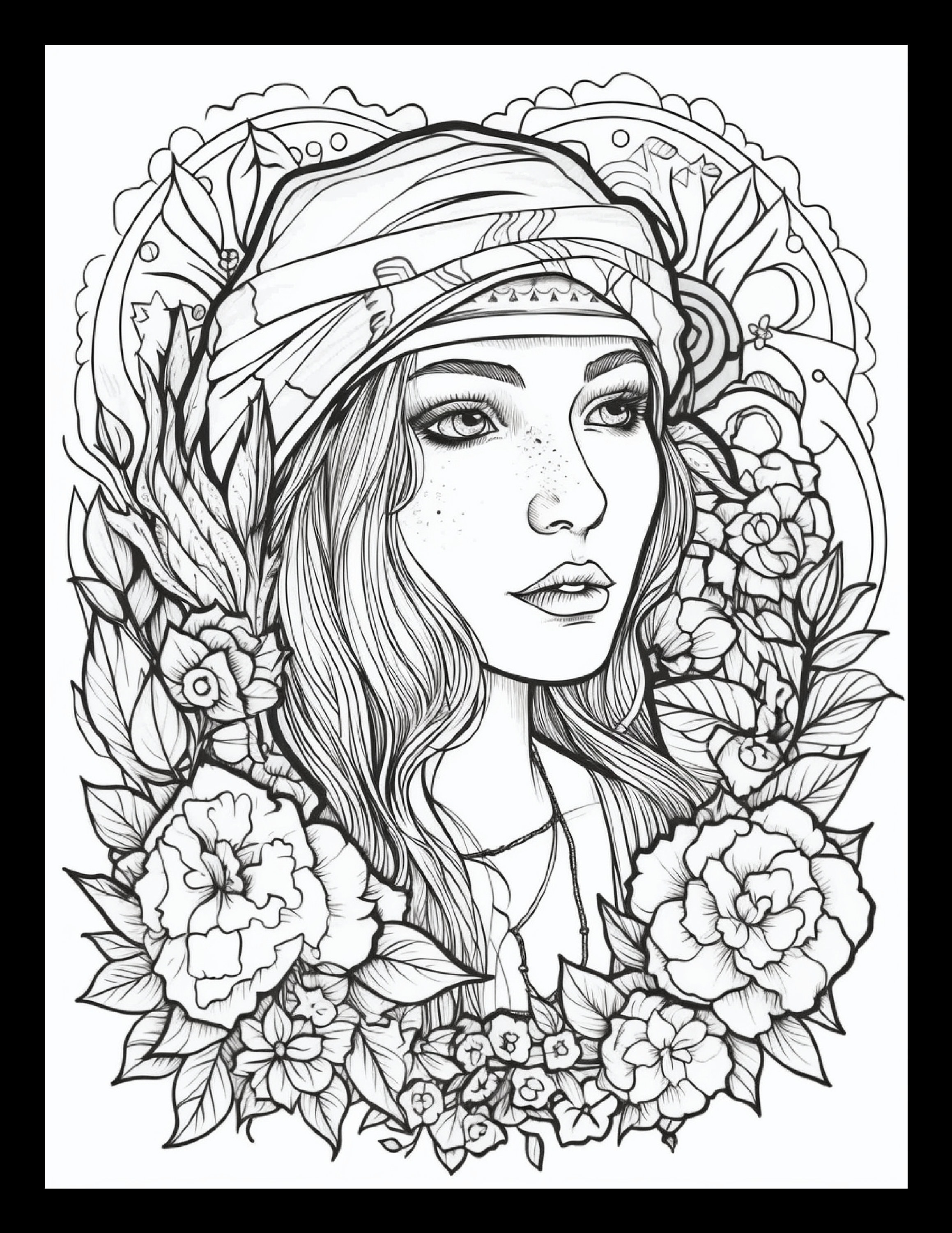 Intricate Tattoos Coloring Pages for Adults Instant Download PDF ...