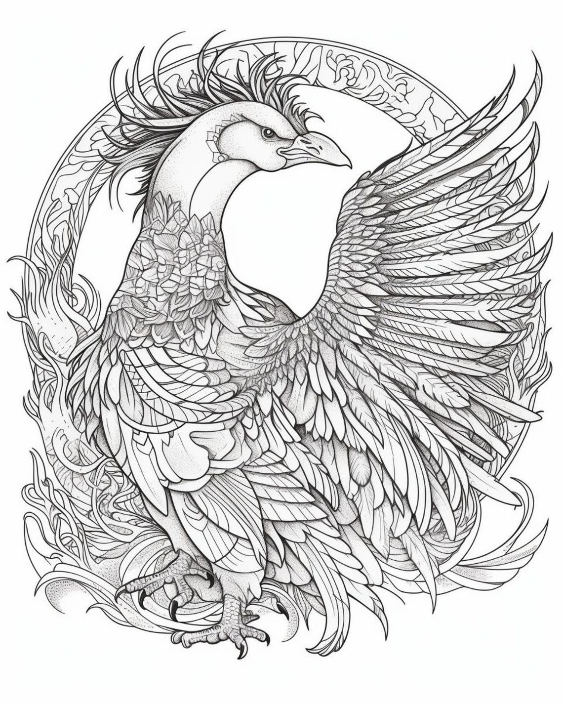 120 Fantasy Creature Coloring Pages Mythical Beings, Magical Landscapes ...