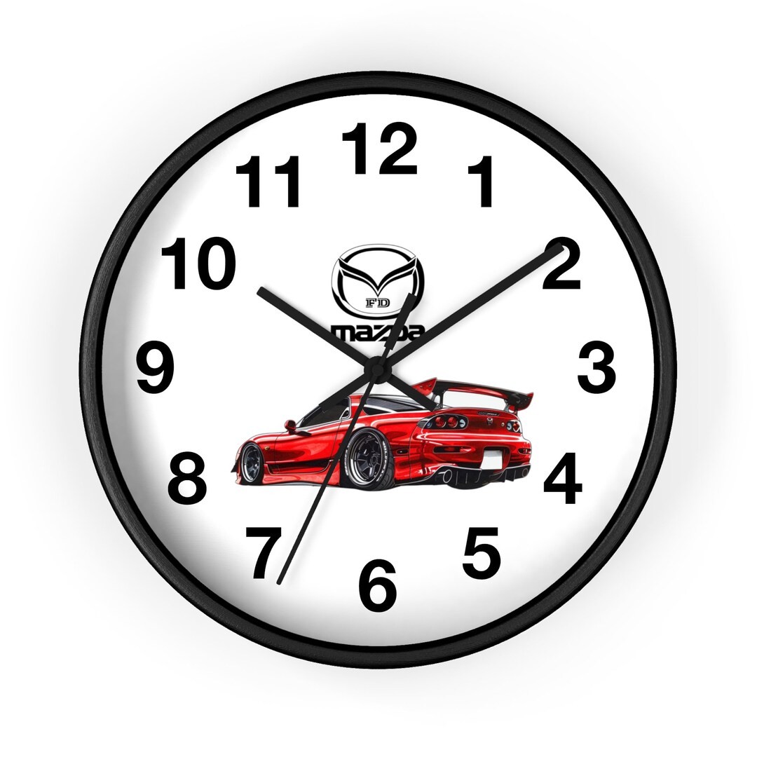 Mazda RX7 FD Red Wall Clock - Etsy