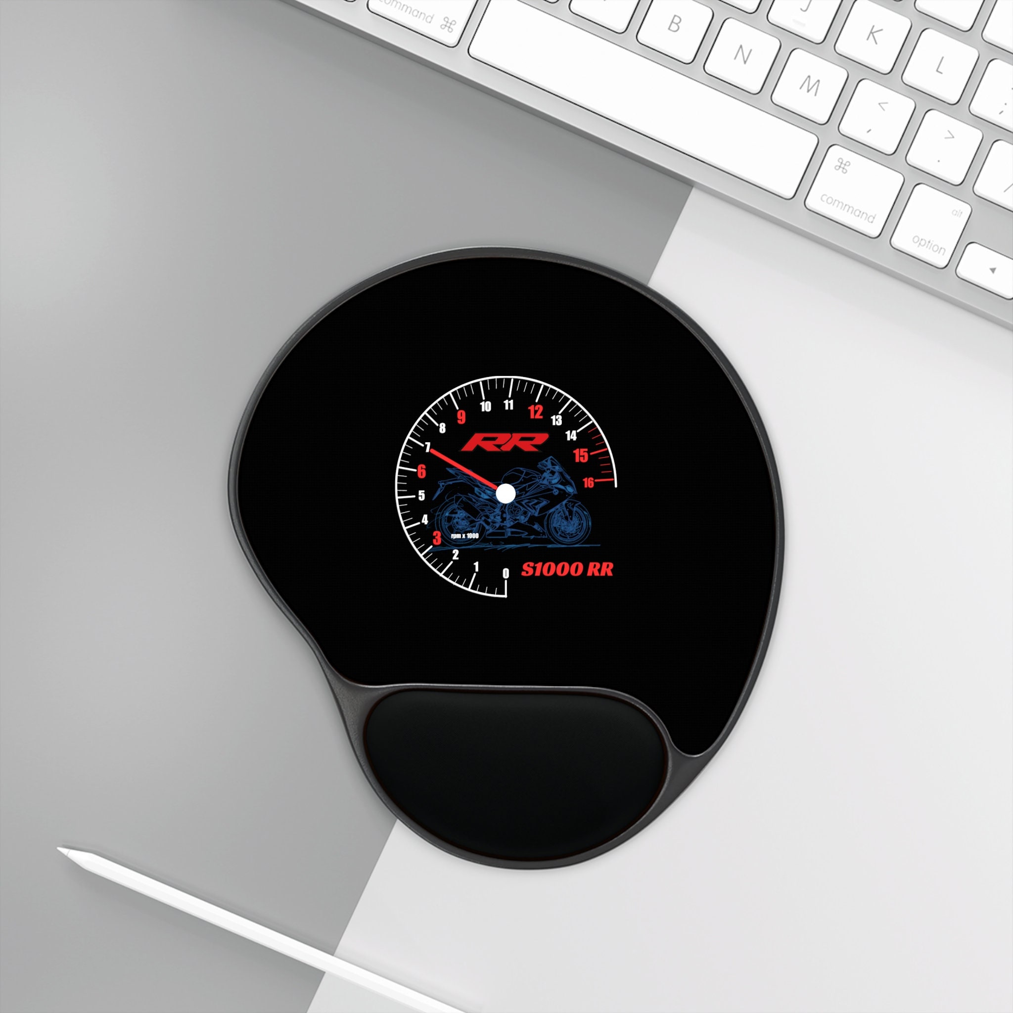 S1000 RR RPM Gauge Mouse Pad With Wrist Rest - Etsy