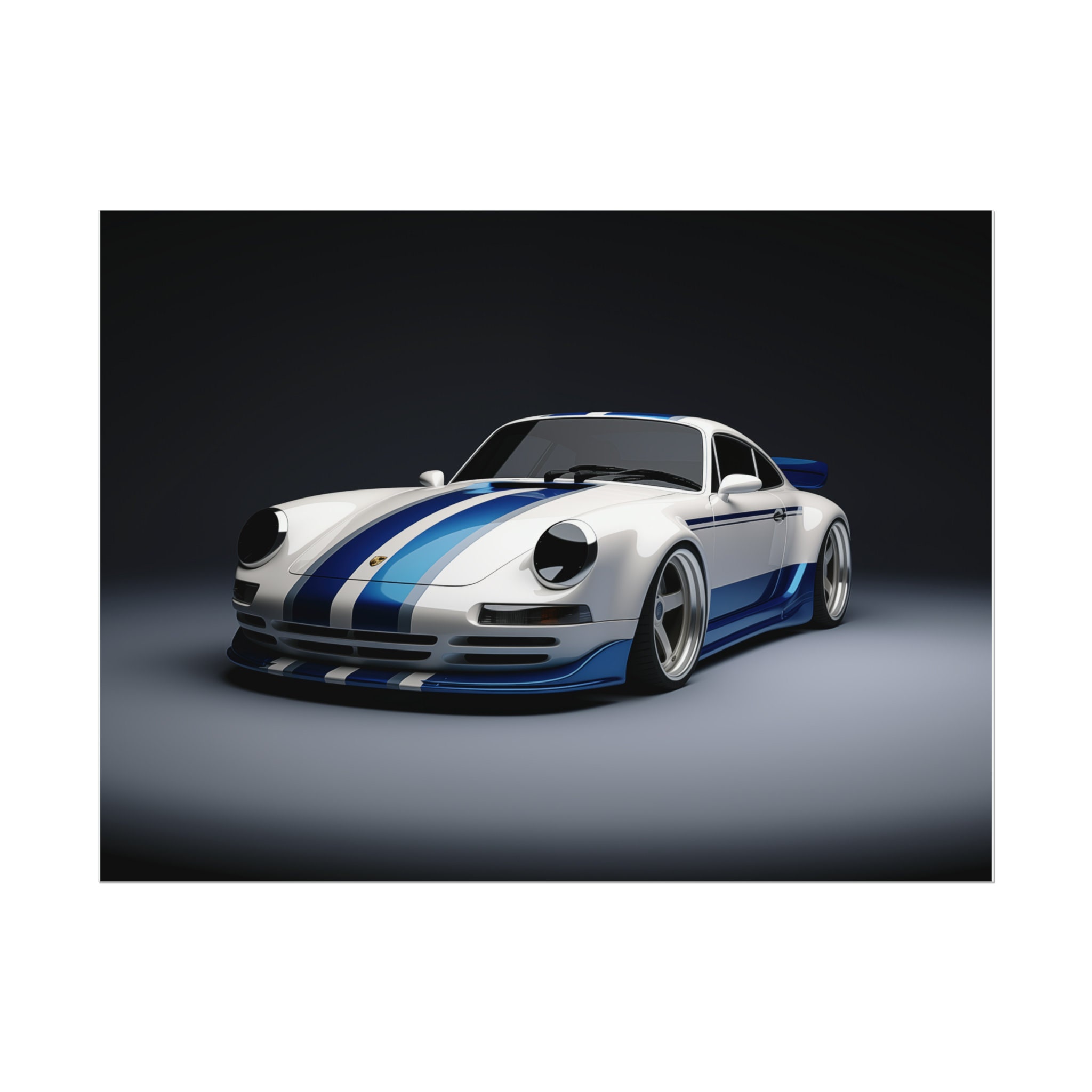 911 Porsche Car Wallart Mancave Poster Gift for Him Garage Art Home ...