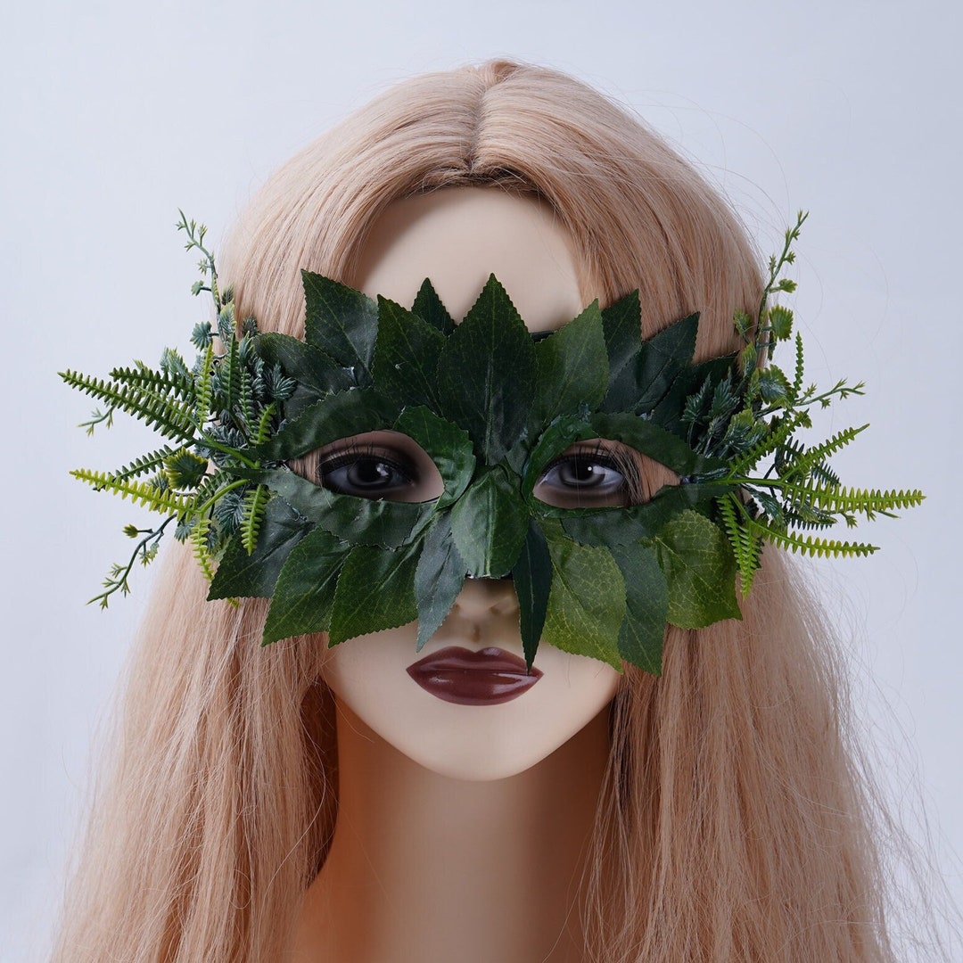 Wood Leaf Masks for Halloween Fairy Floral Forest Mask Tree - Etsy