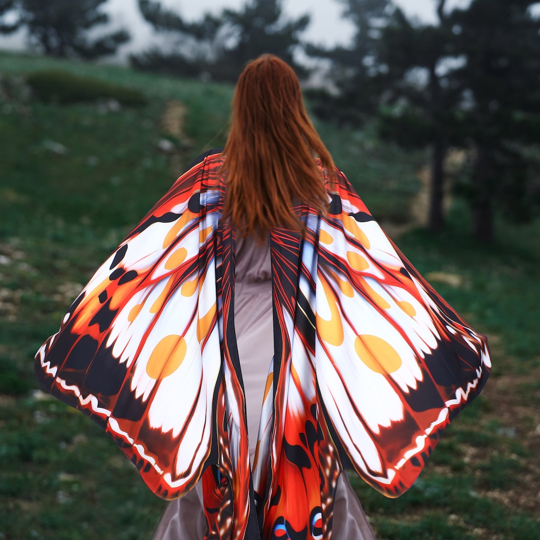 Real Fairy Wing Shawl Wrap Dress up Adult Butterfly Wings Shawl ...