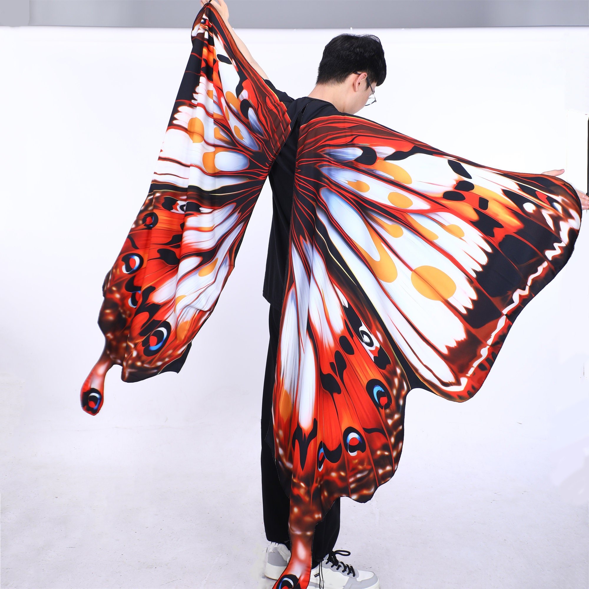 Real Fairy Wing Shawl Wrap Dress up Adult Butterfly Wings Shawl ...