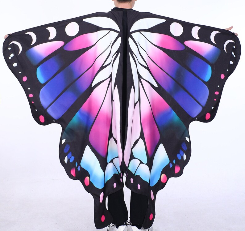 Butterfly Wing Shawl Wrap Dress up Adult, Fairy Wings Pareo Costume ...