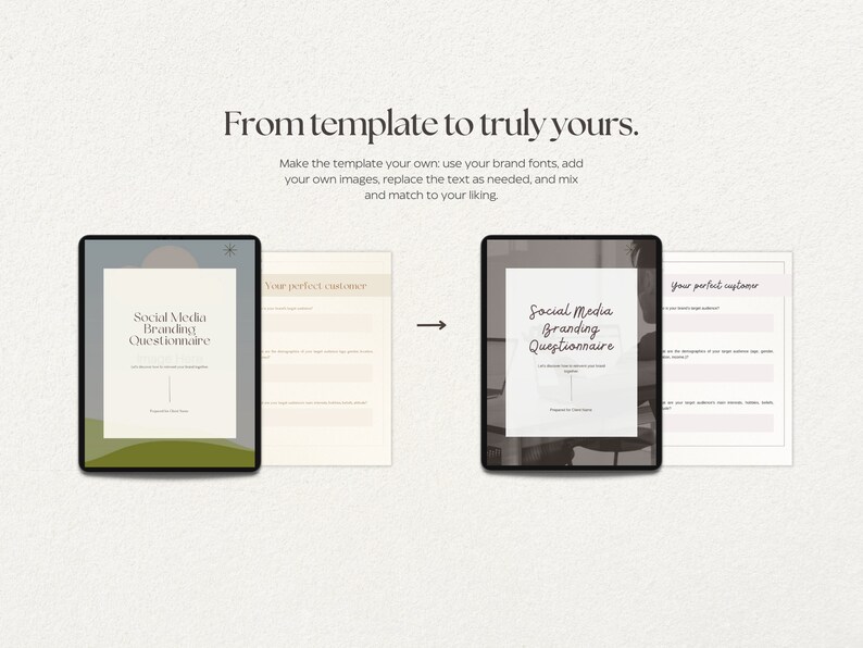 New Client Questionnaire Template Canva Template Client - Etsy