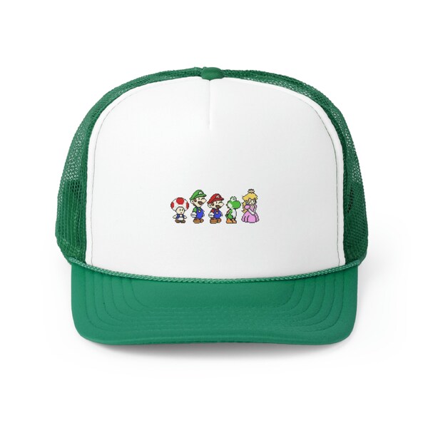 Mario Hat - Etsy