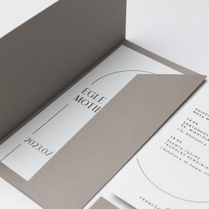 CUSTOM Print, CUSTOM Size 26x10cm Envelopes With a Pocket for Gift ...