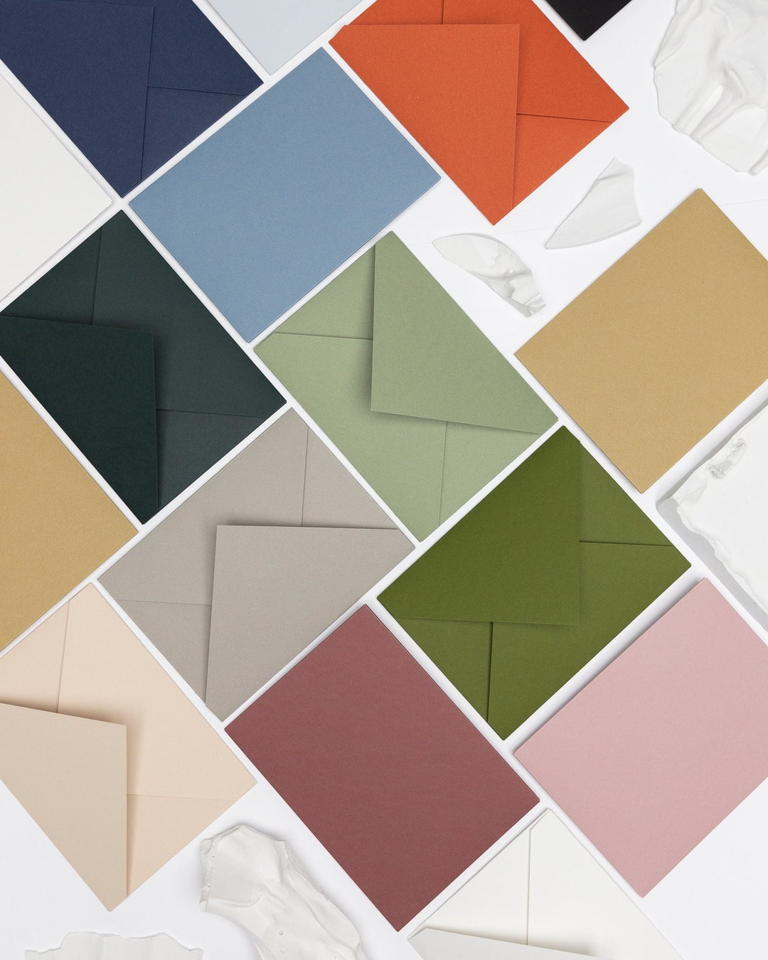 Rectangle 16,5x12 Cm Folding Envelopes for Wedding Invitations, Gift ...