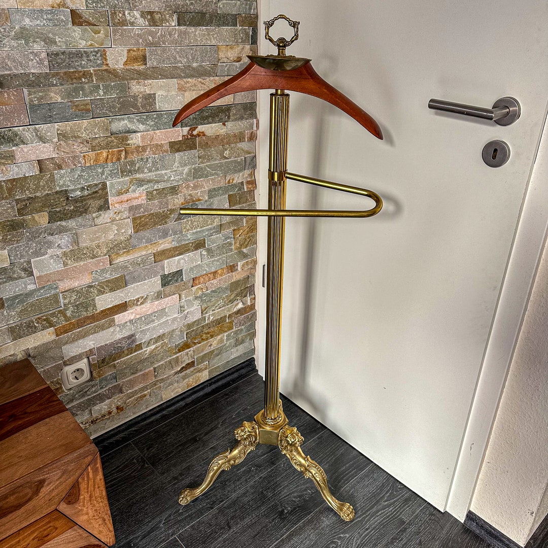 Coat Rack French Valet Vintage Coat Hanger Hollywood Regency Coat Rack ...