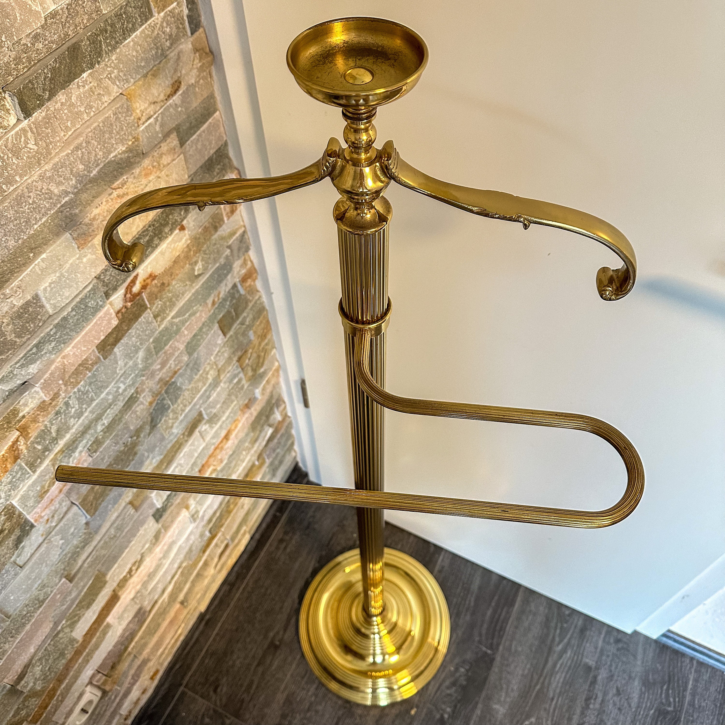 Vintage Clothes Rack French Valet Stand Wardrobe Hanger Hollywood ...