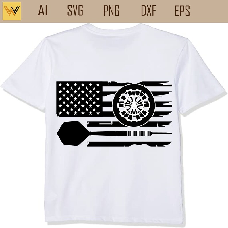 Dart Svg Dart Us Flag Dart Svg, Dartboard Svg, Dart Clipart, Dart Shirt ...