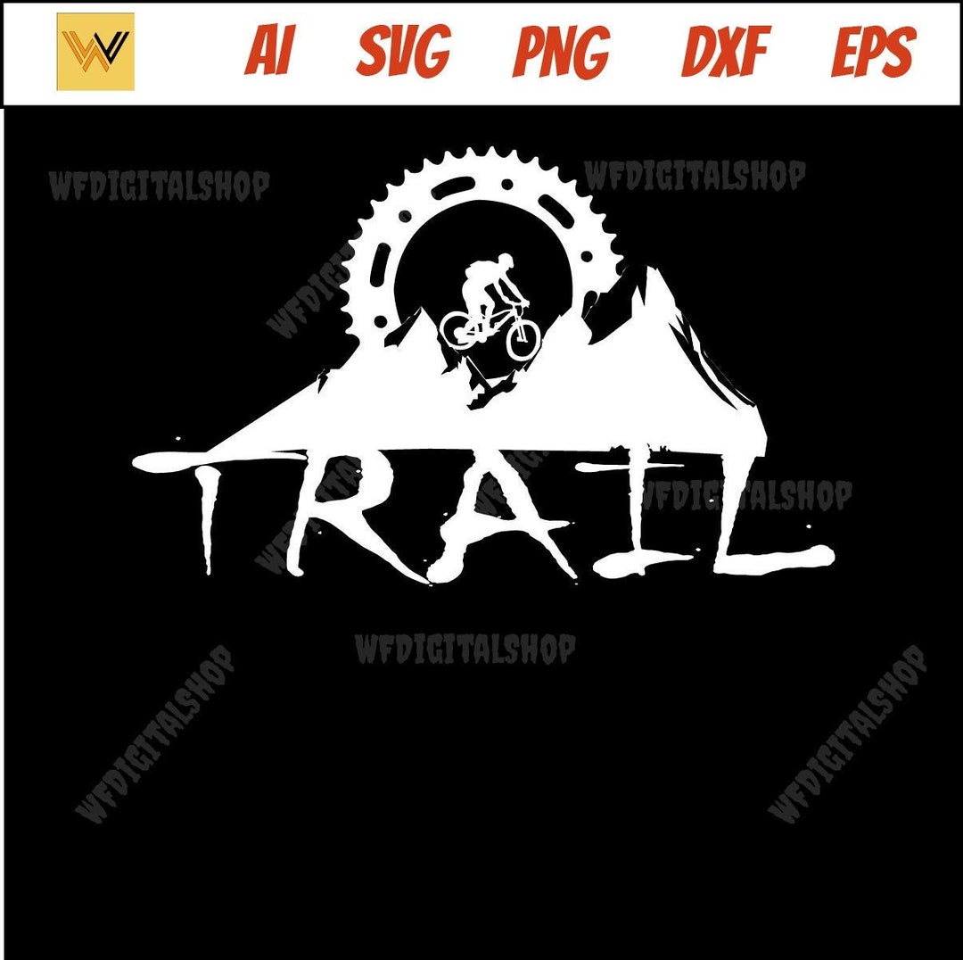 Mountain Bike Svg Trail - Biker Svg, Cycling Svg, Mtb Svg, Mountain Svg ...