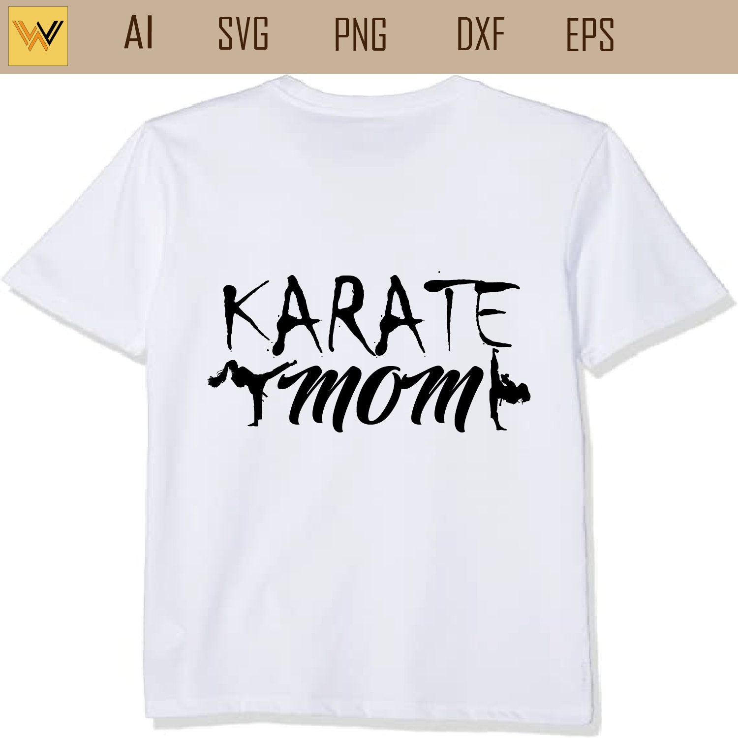 Karate Mom Svg Karate Mom Karate Svg, Karate Shirt Svg, Karate Cut File ...