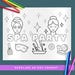 Spa Party Activity Sheet, Printable Spa Coloring Pages for Kids, Pamper ...
