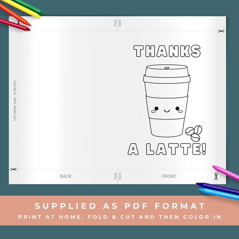 Thank You Card for Coloring, Printable Thank You Cards to Color ...