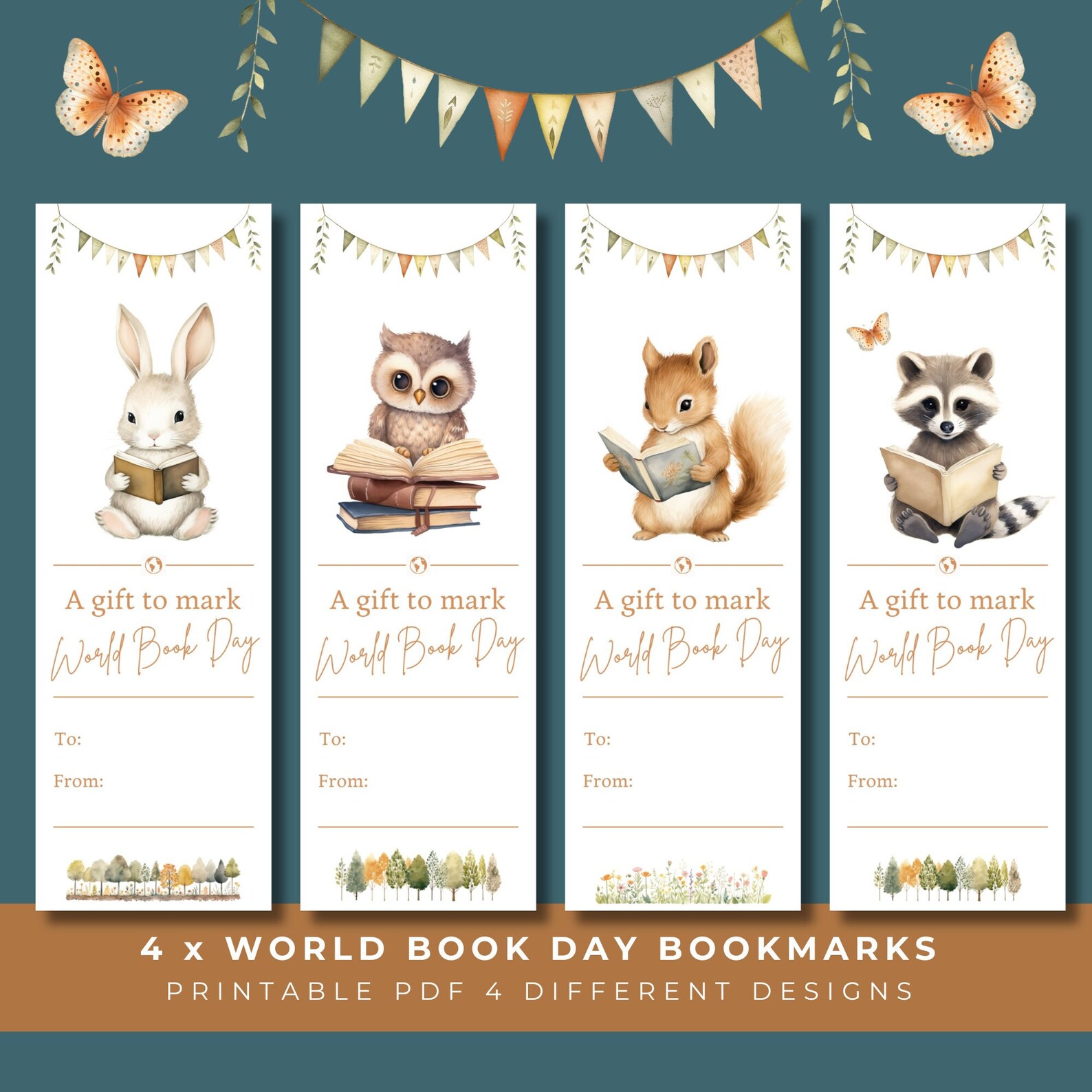 World Book Day Printable Bookmarks, World Book Day Gifts, Classroom ...