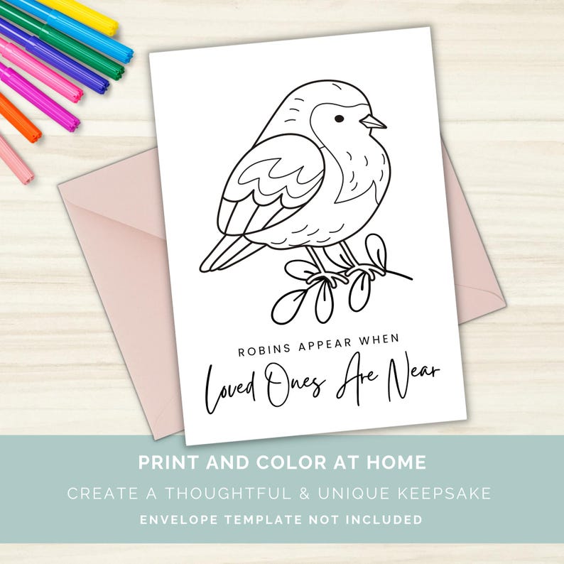 Sympathy Card to Color, Printable Condolence & Bereavement Coloring ...