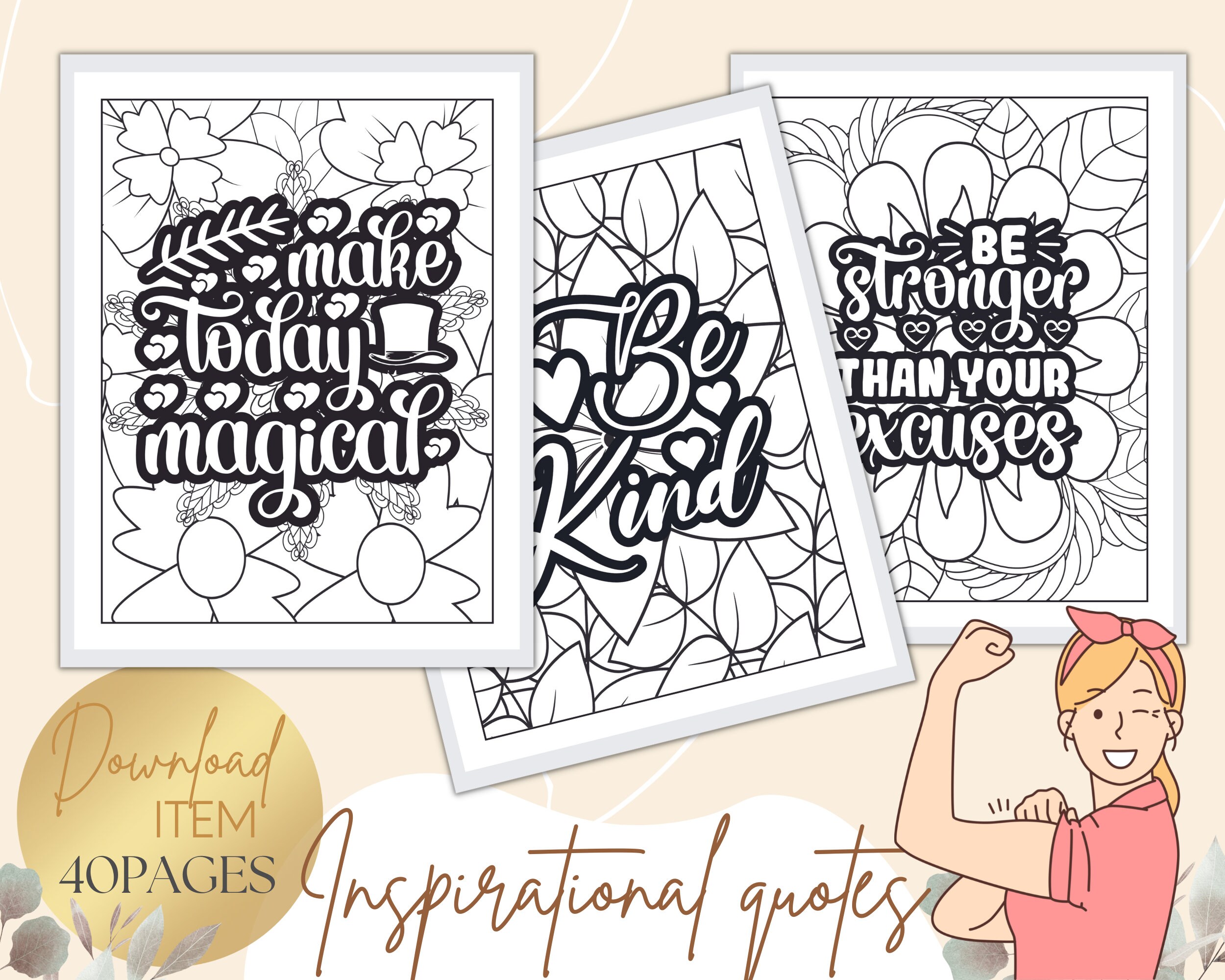 40 Coloring Pages for Stress Relief & Relaxation Printable ...