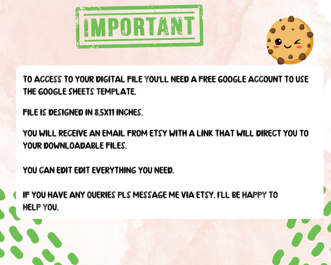 2024 Girl Scout Cookie Order Form Template, Editable With Google Sheets ...