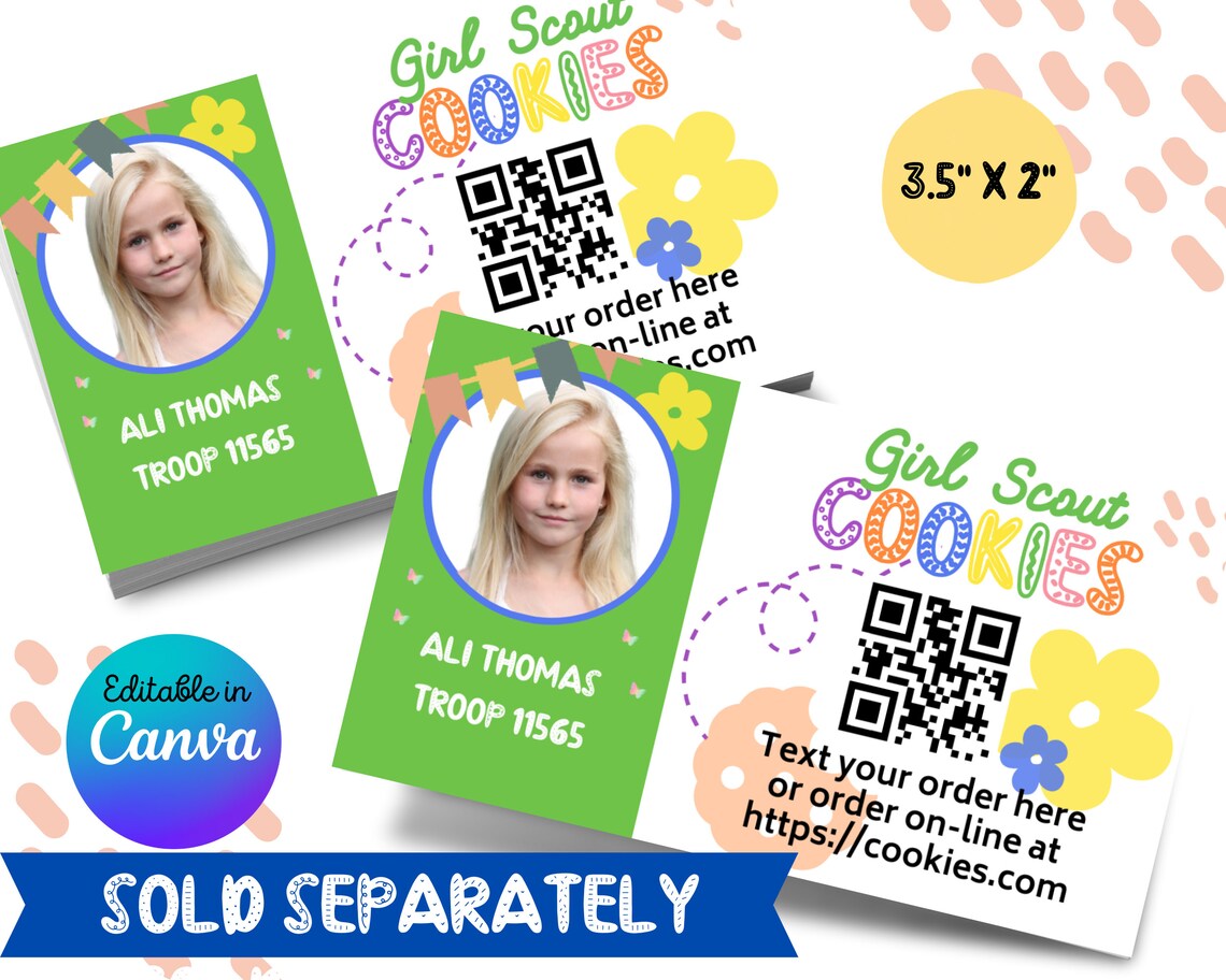 2024 Girl Scout Cookie Order Form Template, Editable With Google Sheets ...