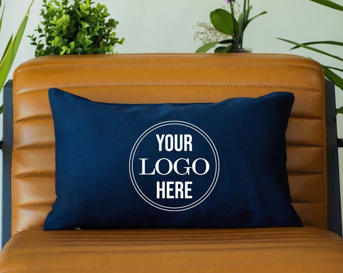 Custom Logo Pillow, Personalized Logo Pillow, Business Logo Pillow ...