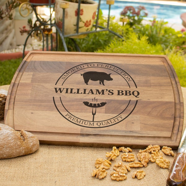 Wood Bbq Cutting Board - Etsy