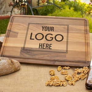Logo Cutting Board, Engraved Cutting Board With Logo, Custom Cutting ...