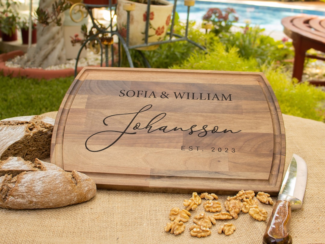 Custom Cutting Board, Personalized Cutting Board, Personalized Wedding ...