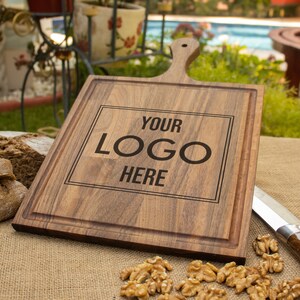 Engraved Logo Cutting Board, Custom Cutting Board, Logo Cutting Board ...