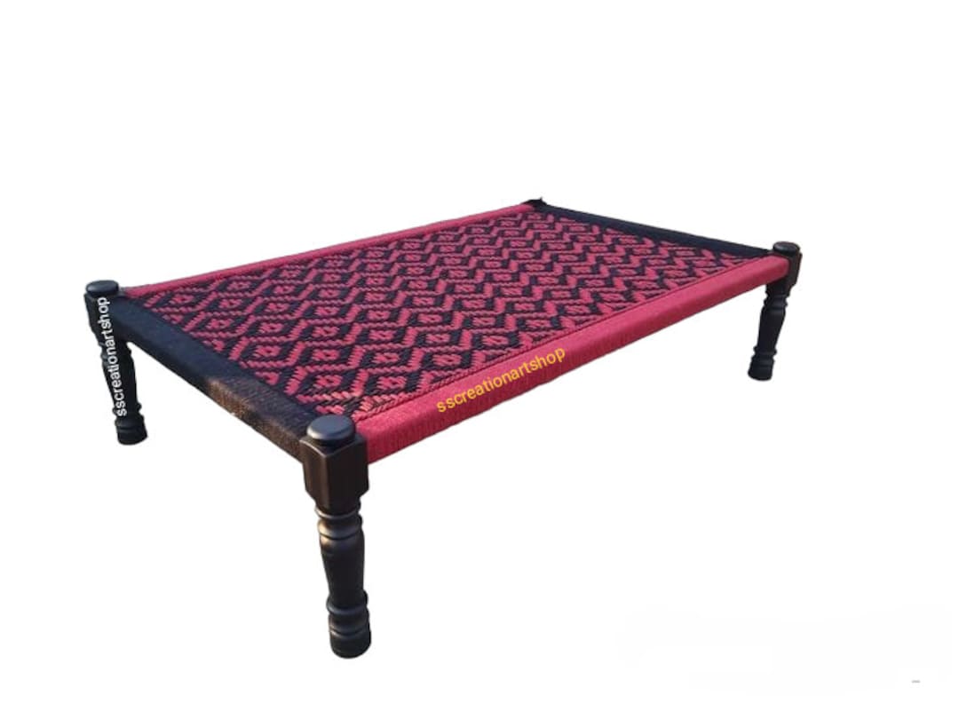 Wooden Handwoven Indian Charpoy for Sleeping and Easy to Use. - Etsy