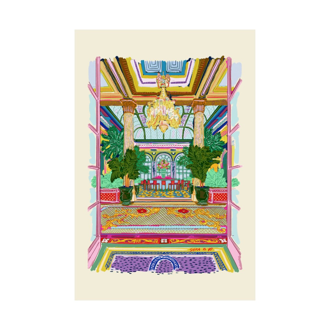 Spilling Tea at High Tea Art Print - Etsy