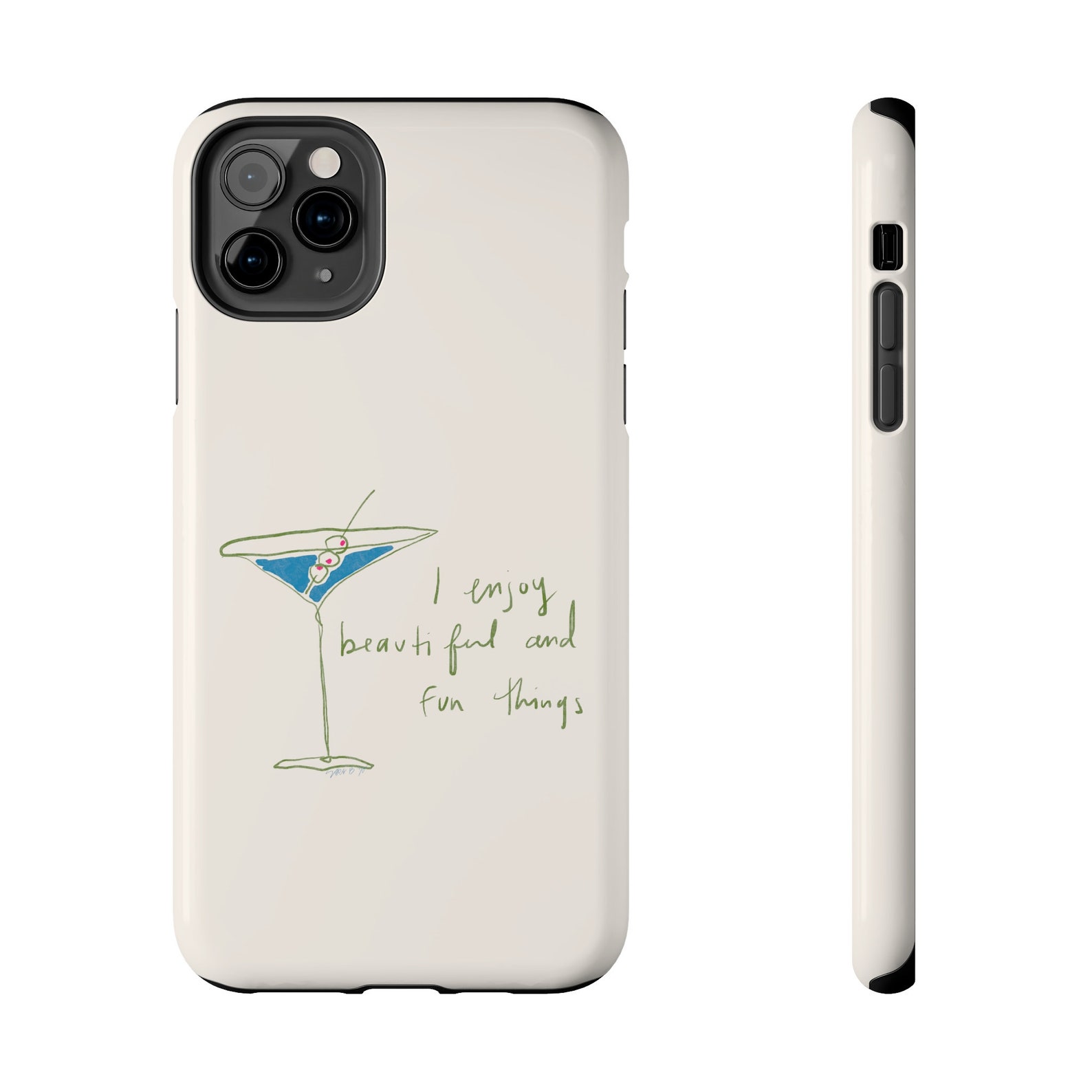 Beautiful & Fun Martini Phone Case - Etsy