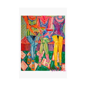 Girls Night Out Art Print - Etsy