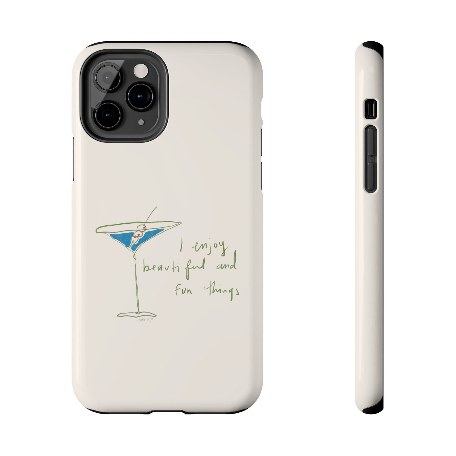 Beautiful & Fun Martini Phone Case - Etsy