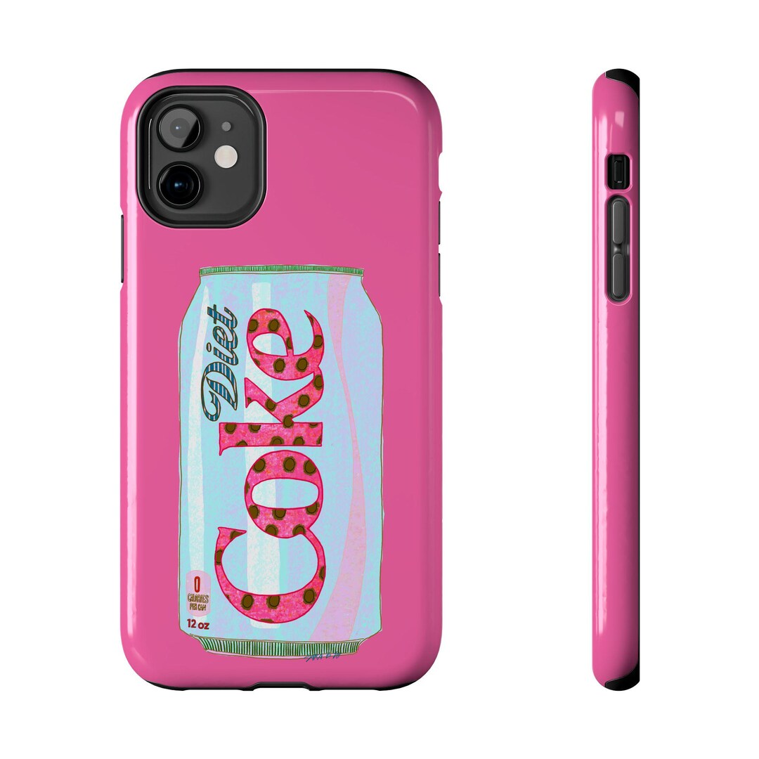 Diet Cola Pink Phone Case - Etsy