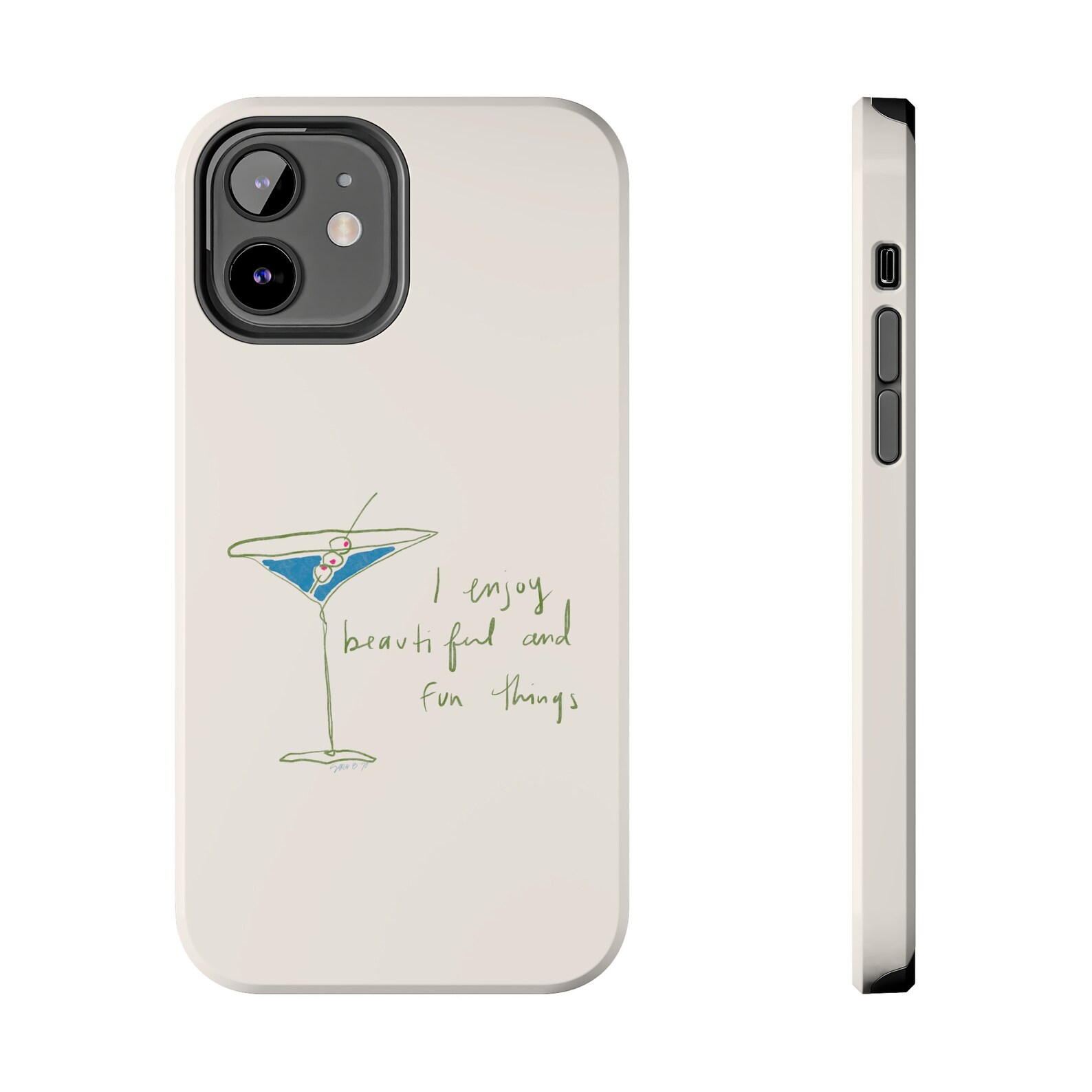 Beautiful & Fun Martini Phone Case - Etsy
