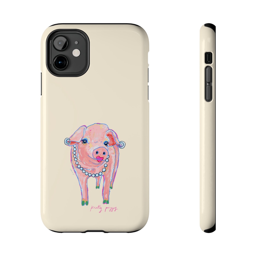 Pretty Piggy Phone Case - Etsy