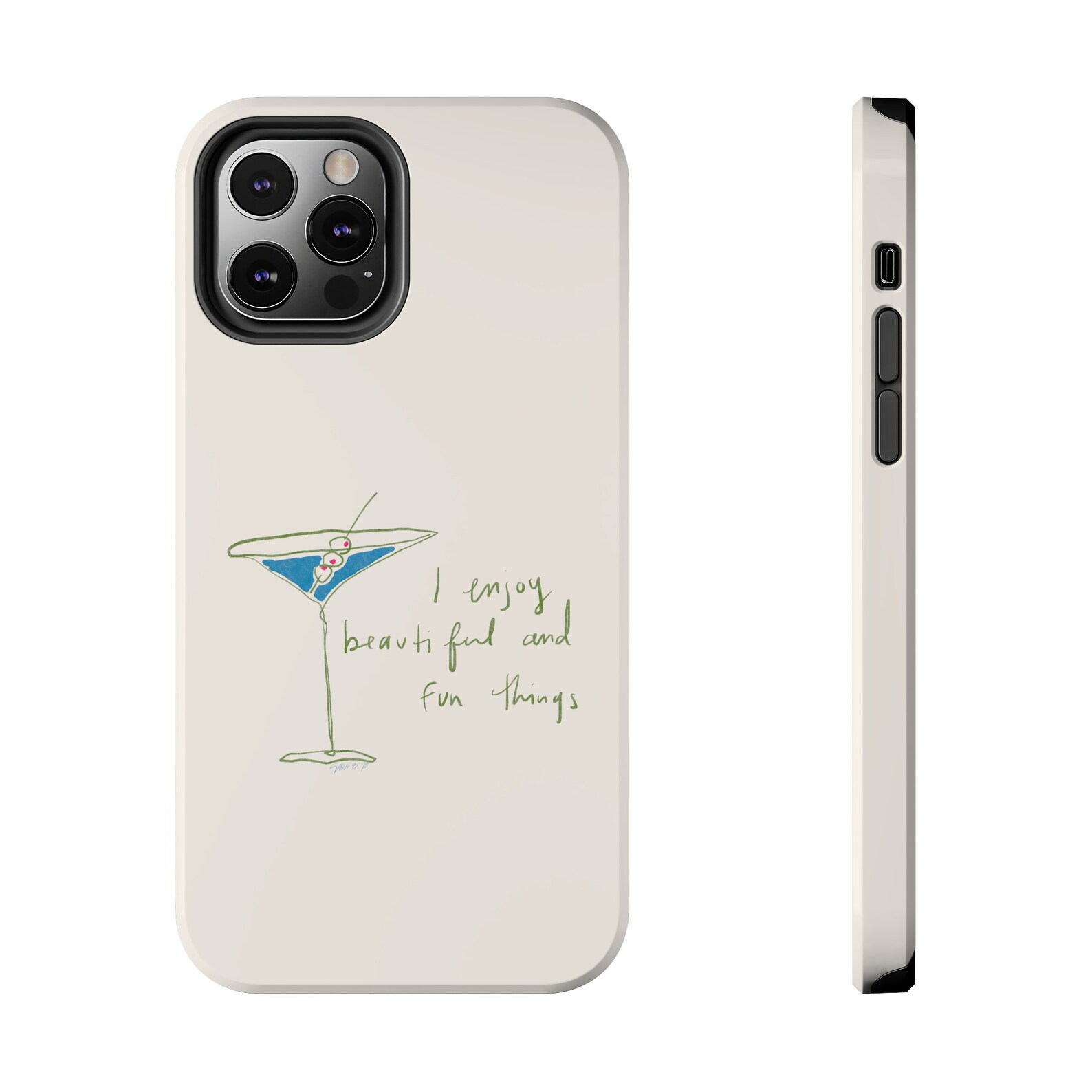 Beautiful & Fun Martini Phone Case - Etsy