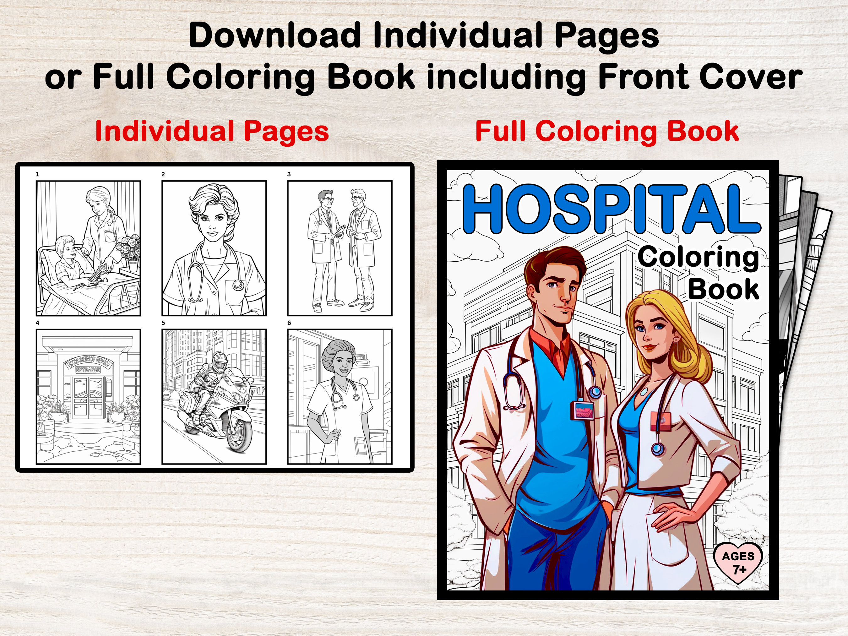 Emergency Room Coloring Pages