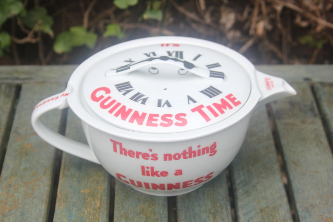 Vintage Carlton Ware Guinness Time Teapot Tea Pot Clock Lid Advertising ...