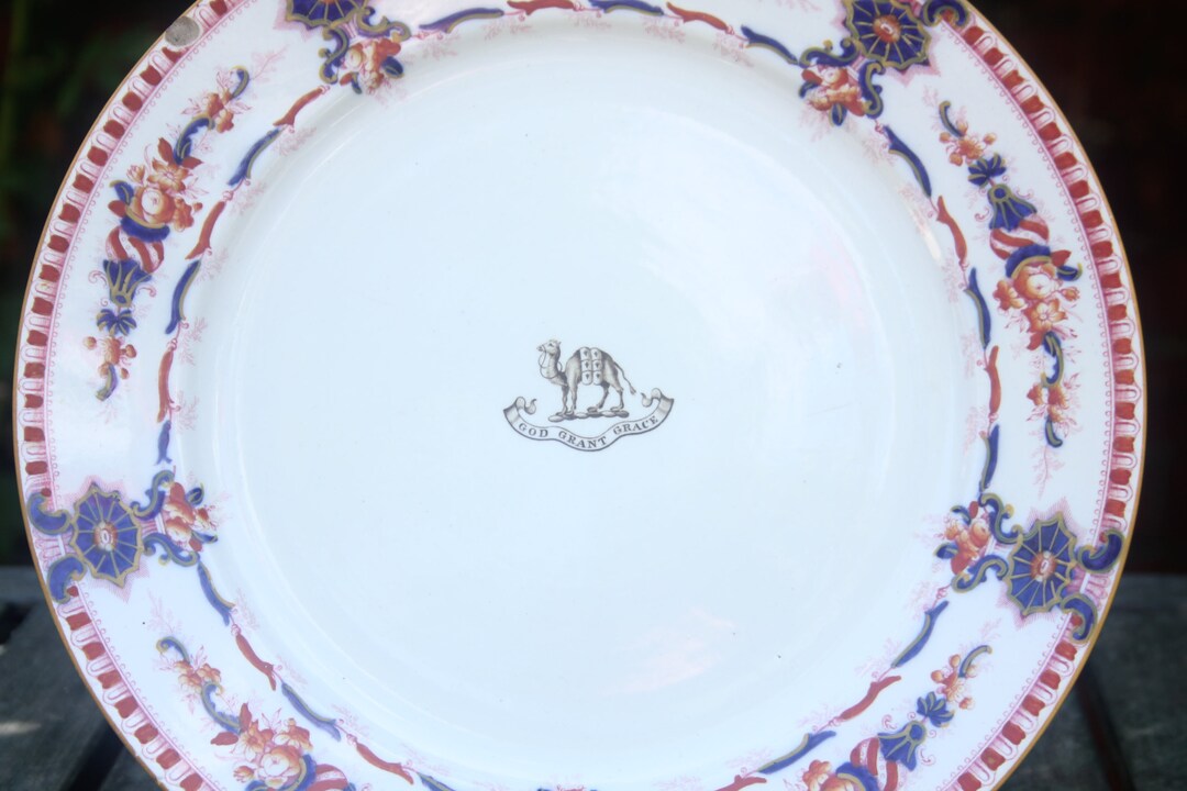 Antique Victorian Plate 1875 Worshipful Company of Grocers London Guild ...