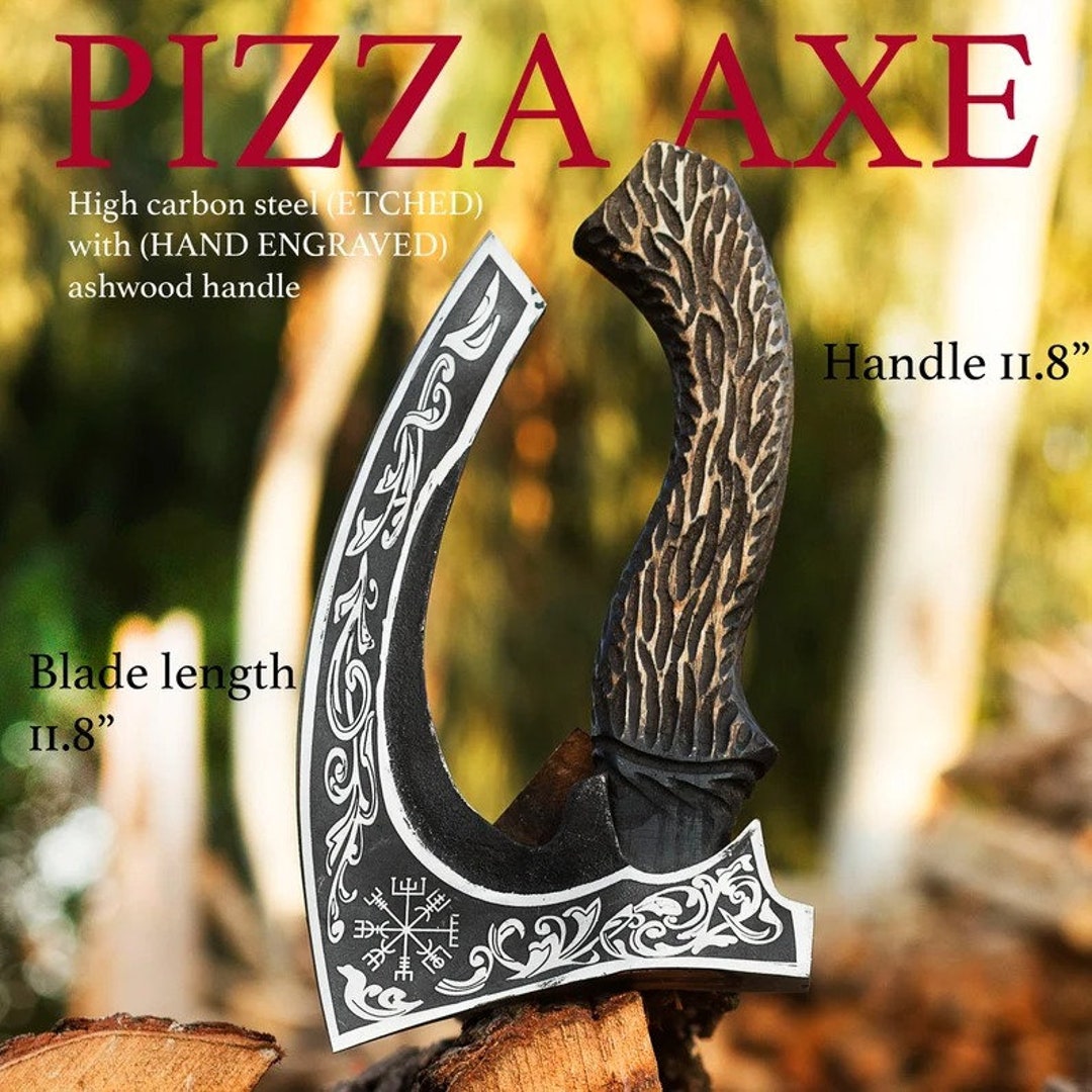 The Original Pizza Axe, Pizza Cutter, Hand Forged Pizza Axe, Pizza ...