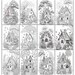 100 Magical House Coloring Pages, Grayscale Fantasy Fairy Garden ...