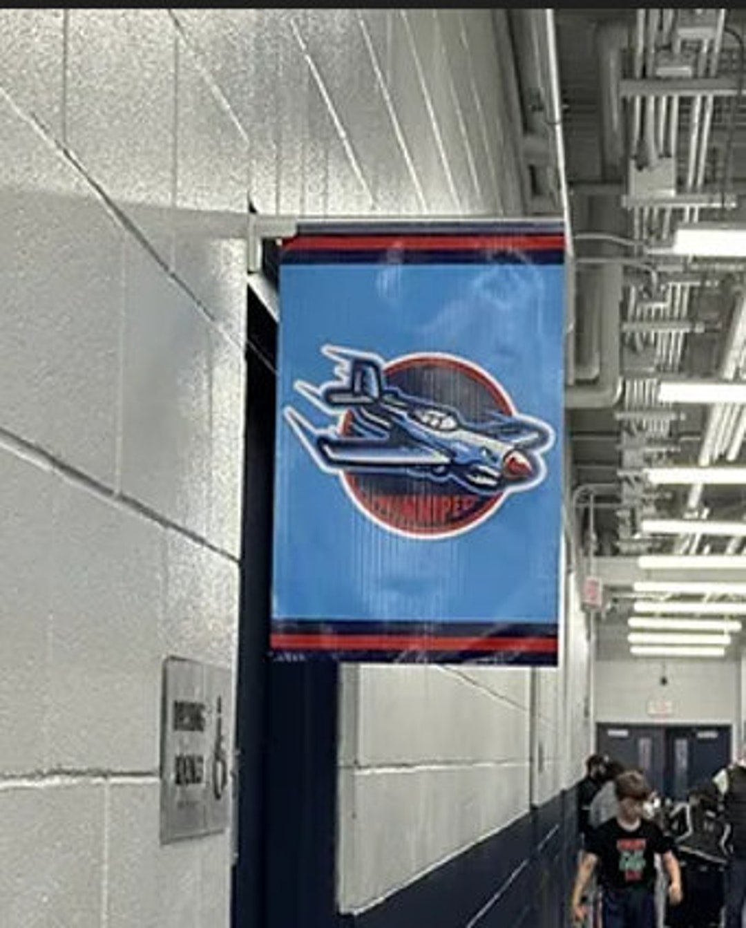 Hockey Dressing Room Door Banner Flag With Optional Magnet & Pole 12in ...