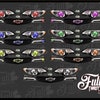 Late Model Headlight Decal Kit, Race Car Headlight Decal Bundle ...