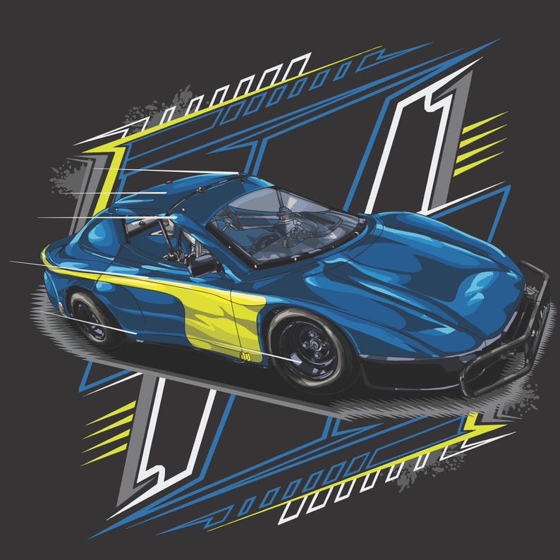 Bandolero Race Car Digital Download File 2. - Etsy