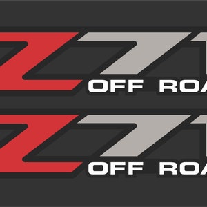 Chevy off Road Decals, Z71 Decals, Truck Decals, Boxside Decals, Truck ...